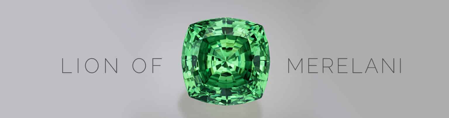 Lion of Merelani τσαβορίτης των 116 καρατίων | Venetico Magazine